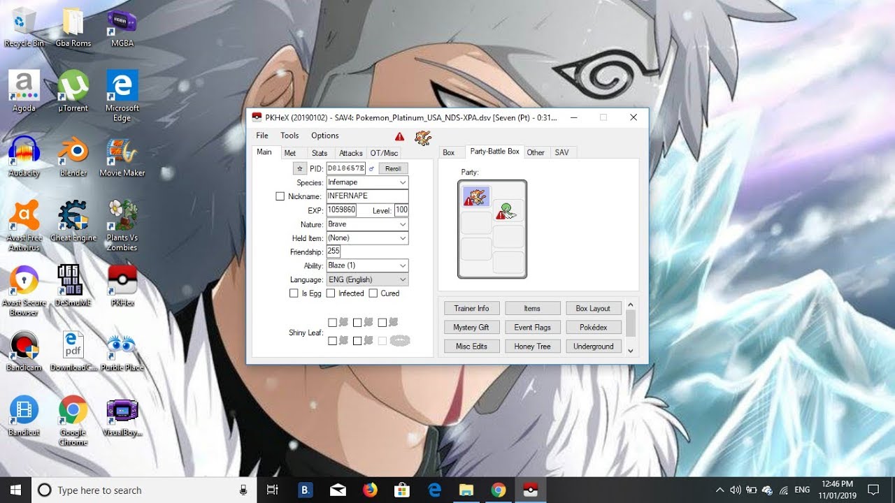 How to Edit Pokemon Save Files with PKHex - YouTube