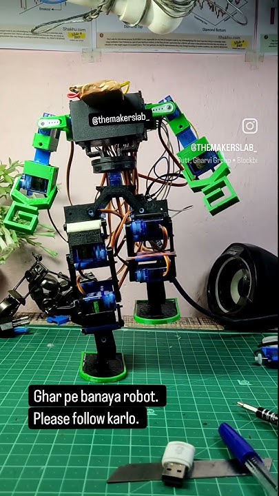 Homemade Humanoid Robot || ghar pe banaya Humanoid Robot! 🥰 - YouTube