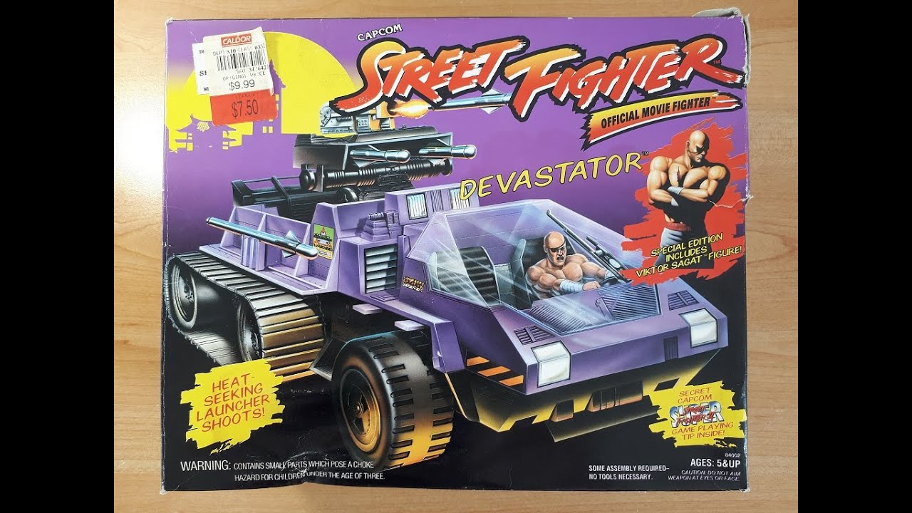 Gi Joe Street Fighter II Devastator unboxing and assembly - YouTube