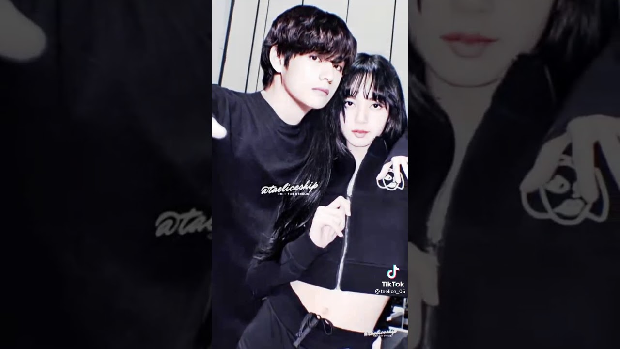 Lisa from blackpink and taeyhung from bts #taelice - YouTube