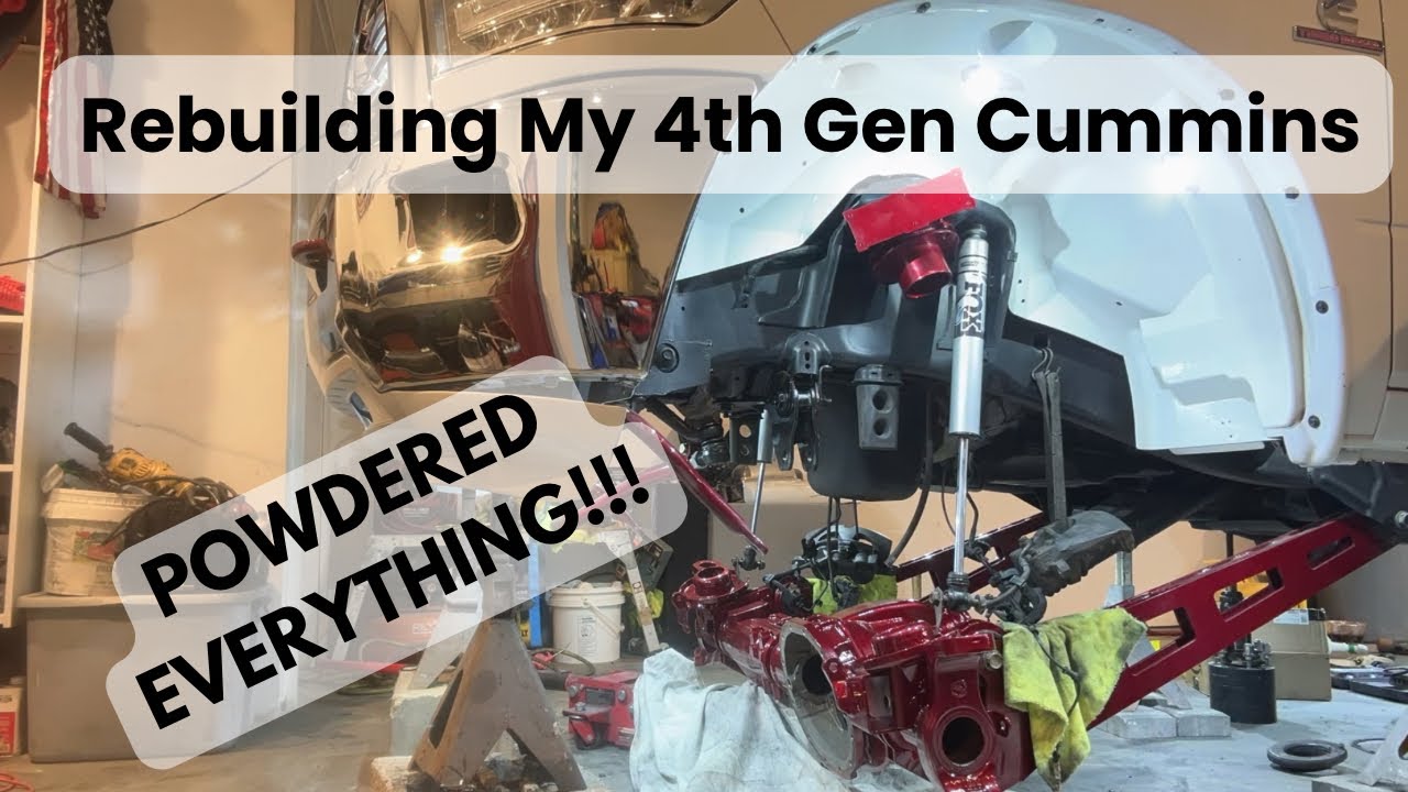 Rebuilding My 4th Gen Cummins (Everything is Powder Coated!) - Winter ...