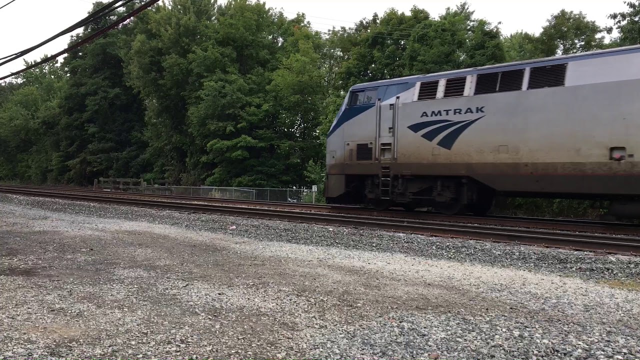 HD AMTK 107 Leads the Amtrak 461 Valley Flyer on 9-14-19 at 09:16 hrs ...