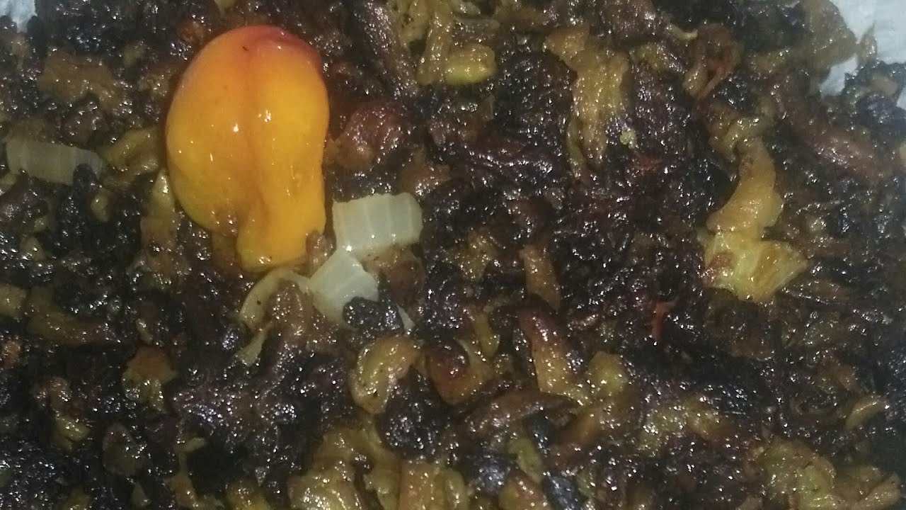 Trini style fried caraille/bitter melon - YouTube