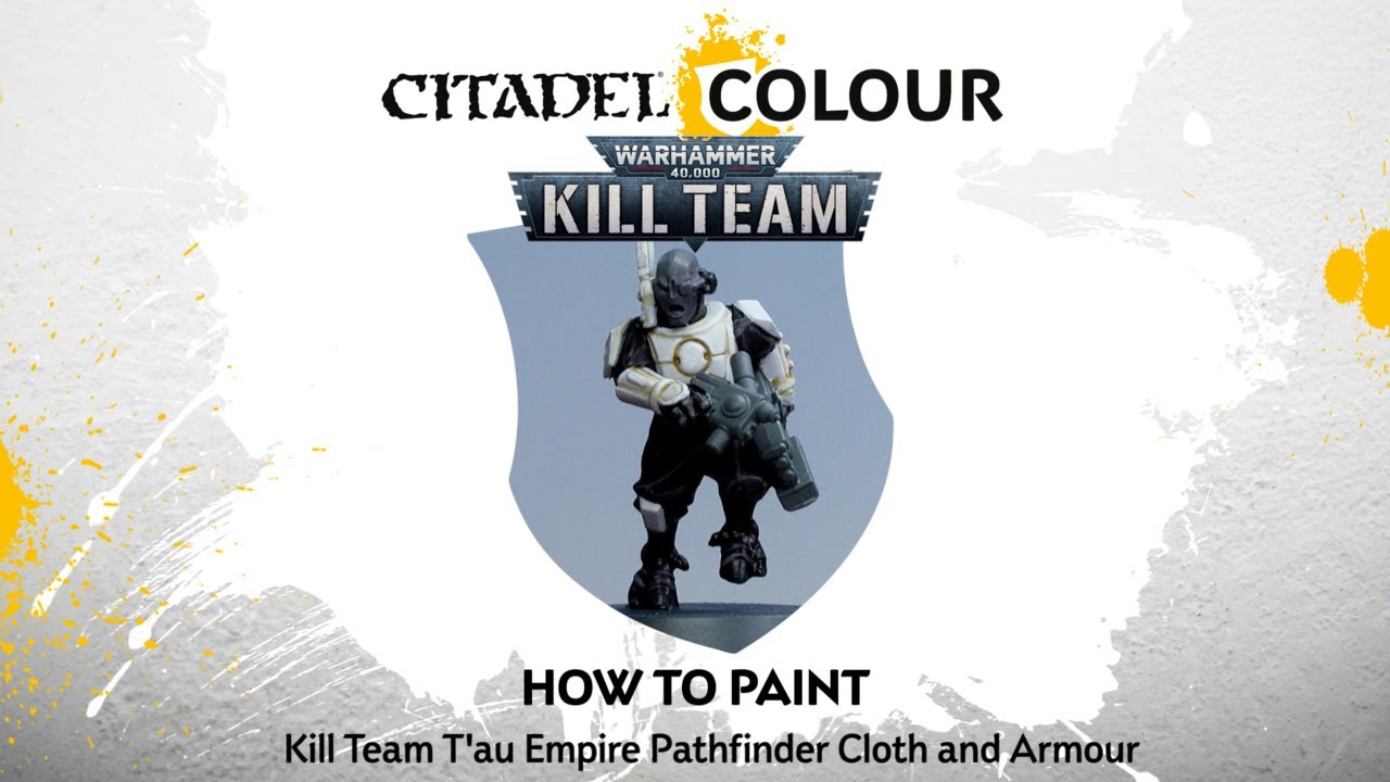 How to Paint: Kill Team T'au Empire Pathfinder Cloth and Armour - YouTube