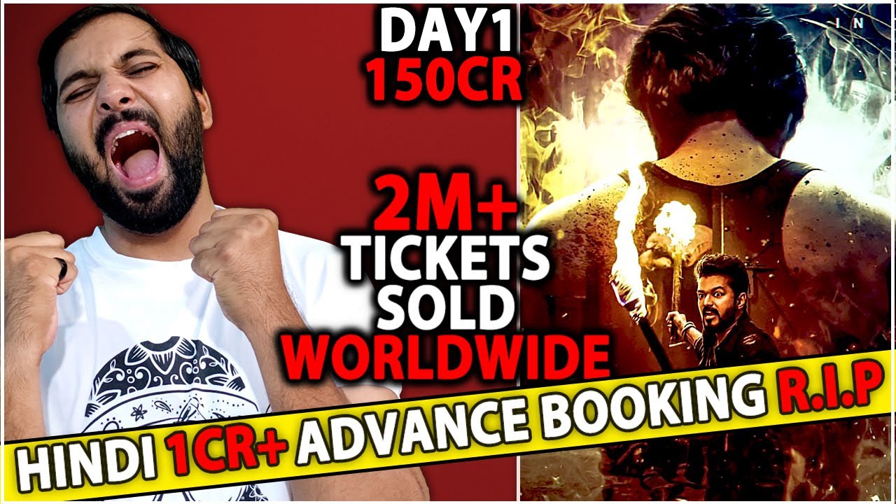 LEO Final Advance Booking Report | LEO Day 1 Box Office Collection ...