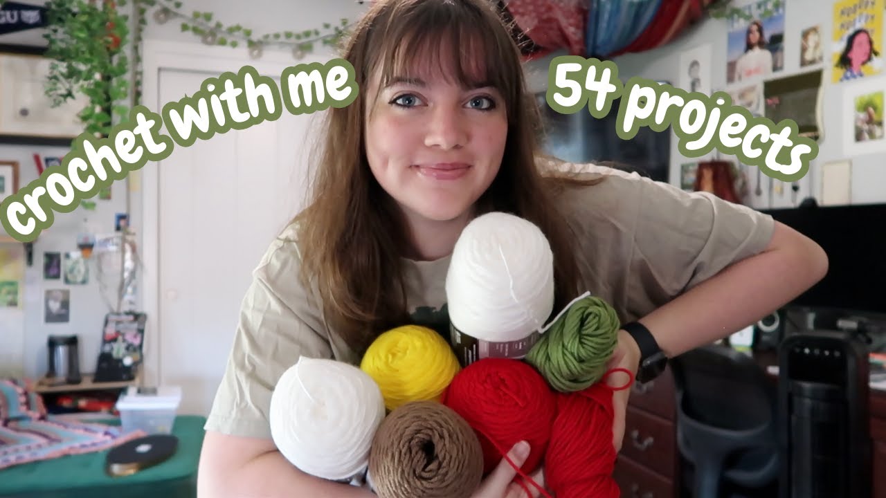 crochet with me (54 projects) - YouTube