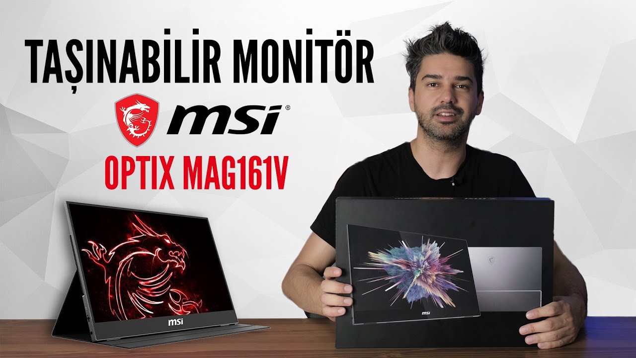 Taşınabilir Monitör | MSI Optix MAG161V - YouTube