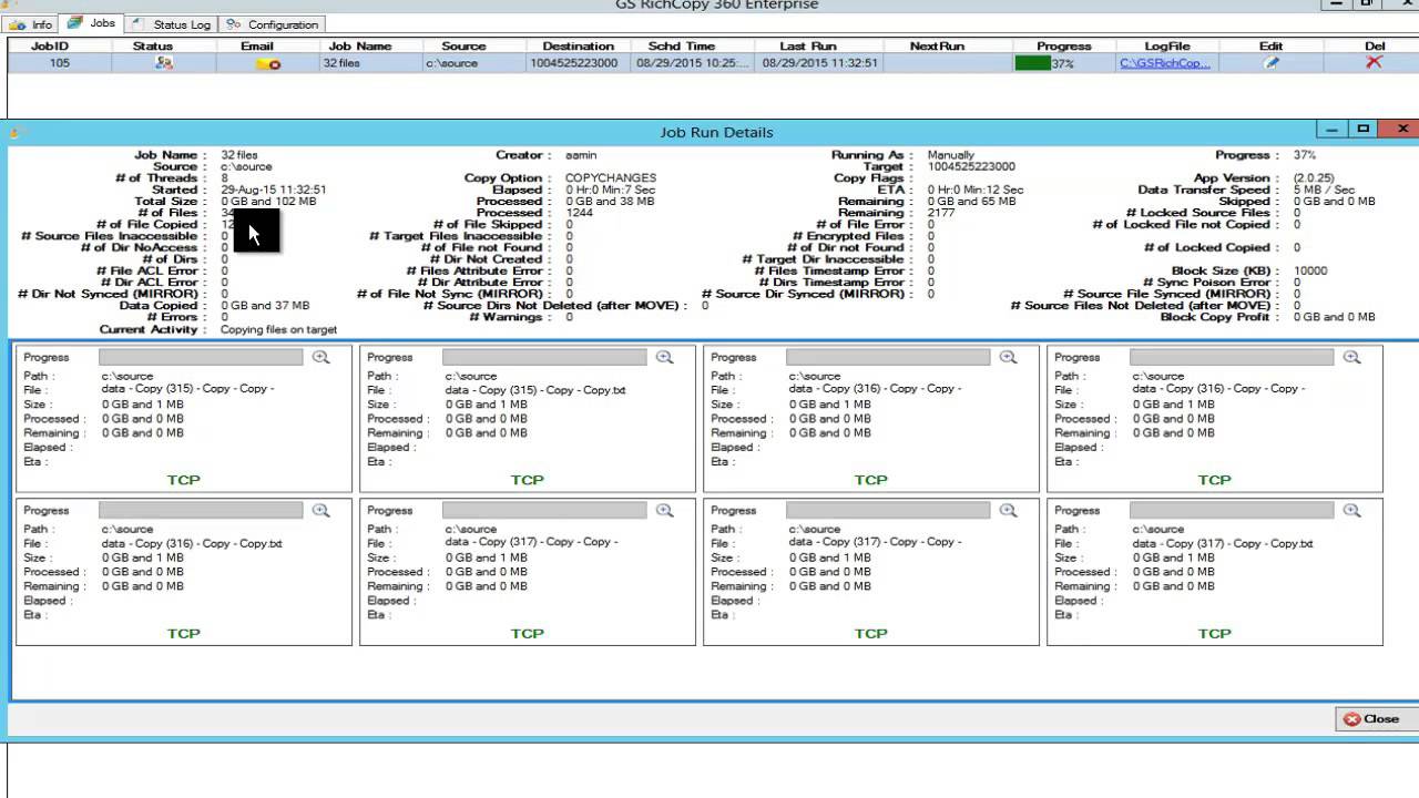 Robocopy vs GS RichCopy 360 Enterprise Backup Software - YouTube