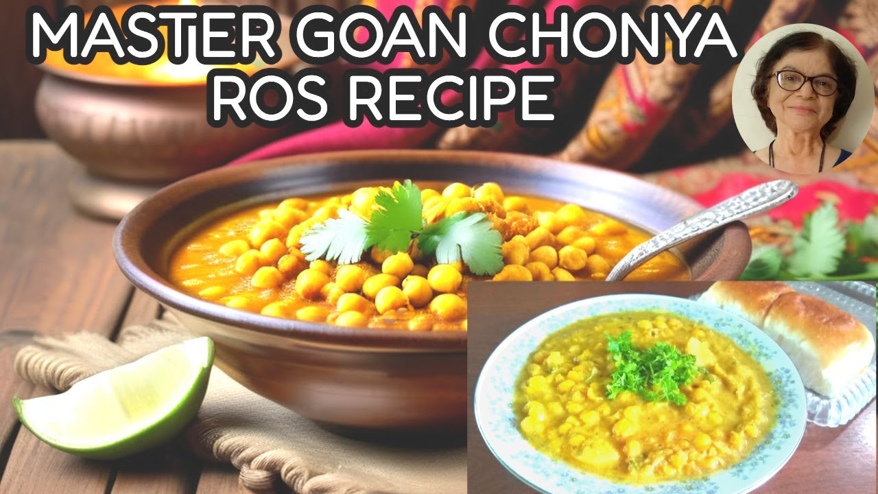 Goan Chonya Ros Recipe / Goan Chana Ross / White Peas / Vatana Curry ...