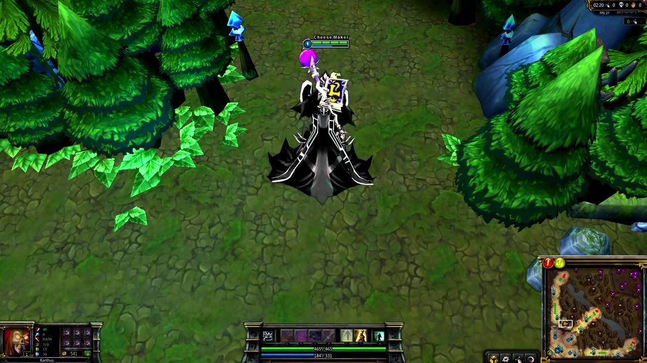Karthus Emotes League of Legends - YouTube