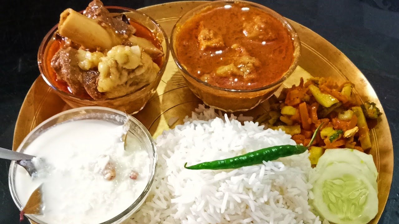 Eating Spicy 🔥 🔥 Mutton Curry, Paneer Curry, Basmati Rice, Kheer ...