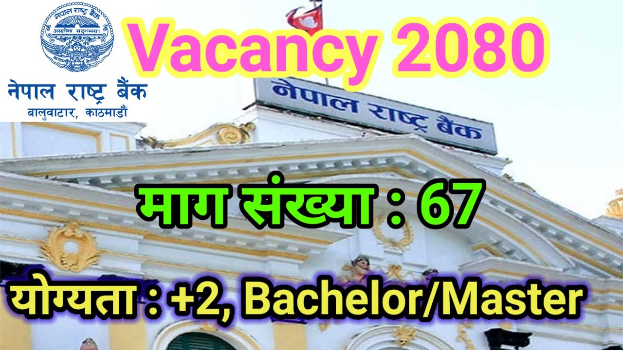 Nepal Rastra Bank Vacancy 2080 | nrb vacancy 2080 | NRB Job Vacancy ...