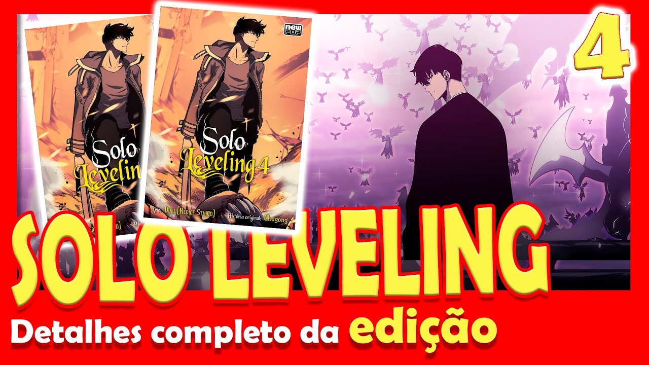 SOLO LEVELING 4 - VERSÃO 100% COLORIDA, EDITORA NEWPOP - MANHWA ...