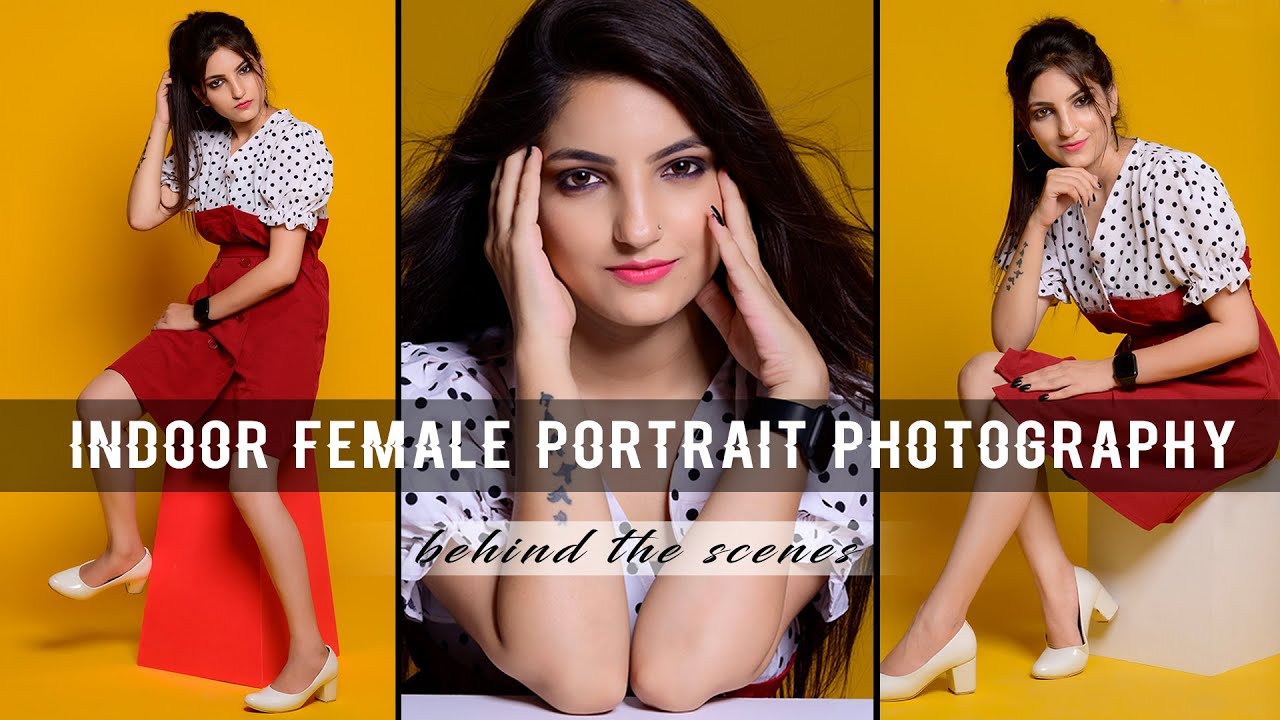 Indoor portfolio shoot || female portrait photography || Best Poses ...