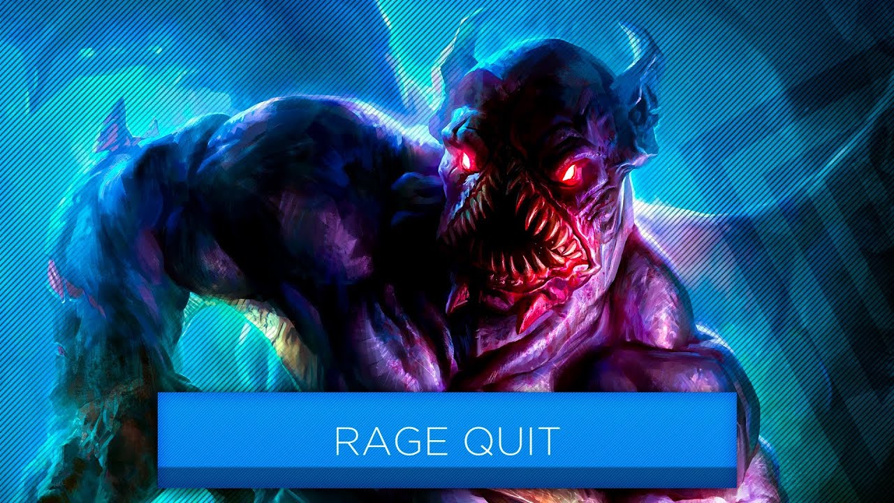 Dota 2 - Rage Quit - YouTube