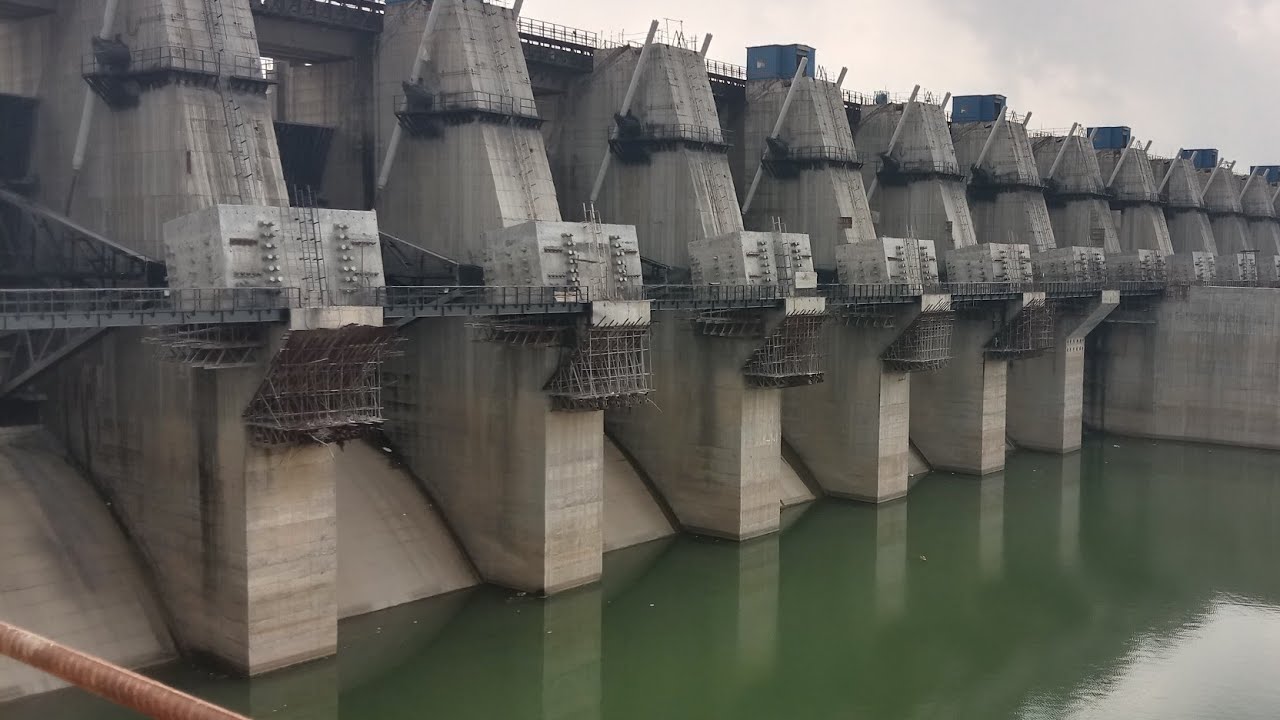 Polavaram Dam Project Latest video Full gate Painting - YouTube