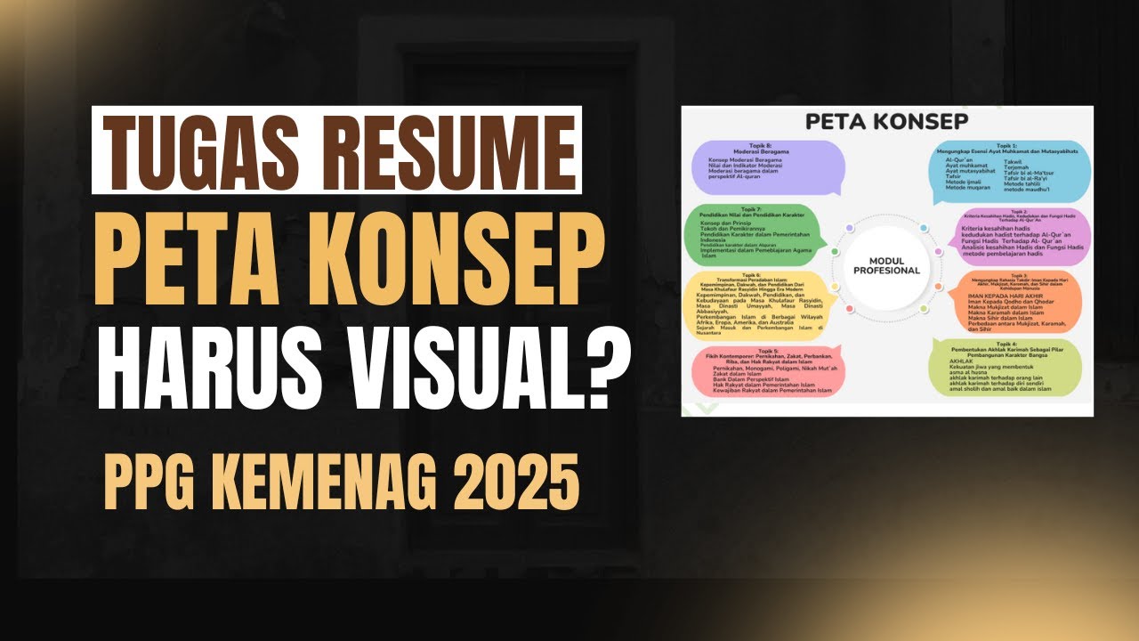 WAJIB HATI-HATI. Perhatikan Instruksi Tugas Resume Peta Konsep PPG Kemenag 2025 Apa Permintaan ...