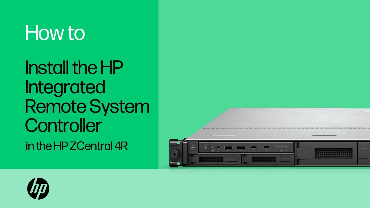 How to install the HP Integrated Remote System Controller in the HP ...