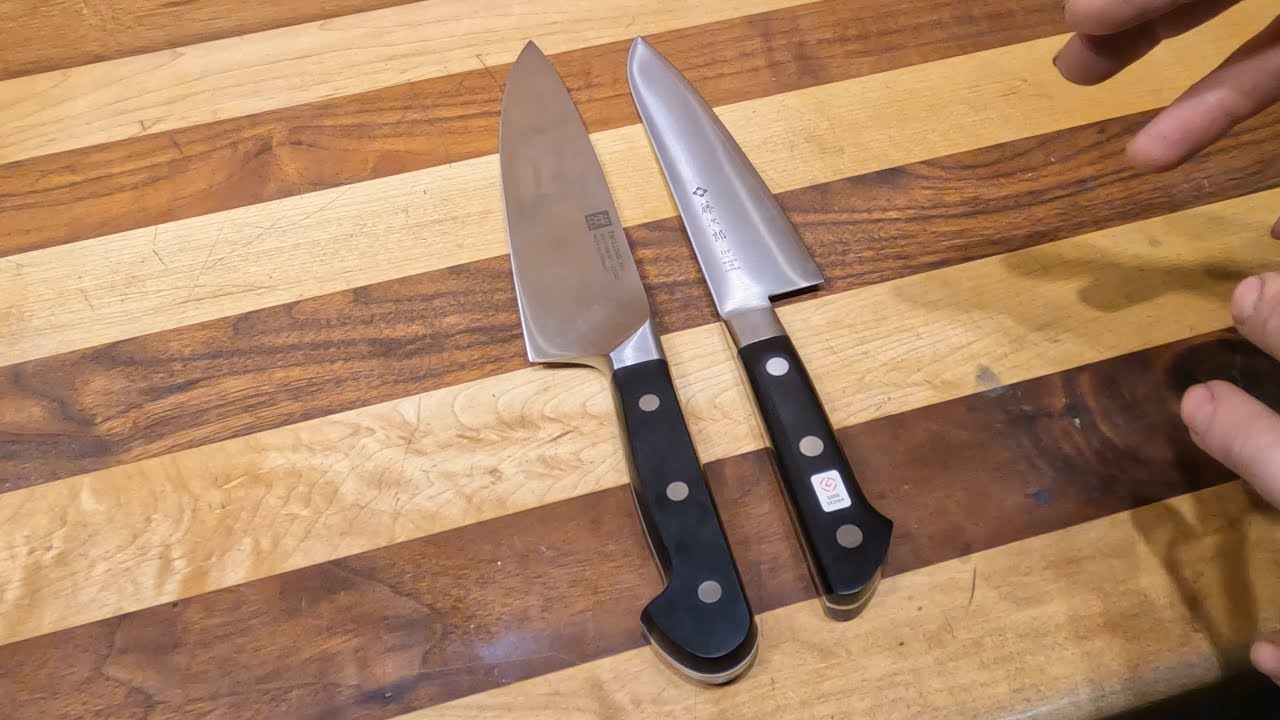 The difference between Japanese & European Chef Knives - YouTube