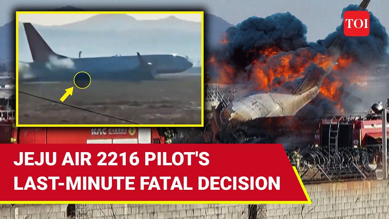 Jeju Air Pilot Suddenly Changed Direction Mid-Air, Approached Runway ...