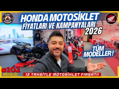 Honda Motosiklet Fiyatları ve Şubat 2026 Kampanyaları! | Tüm Modeller 4K
