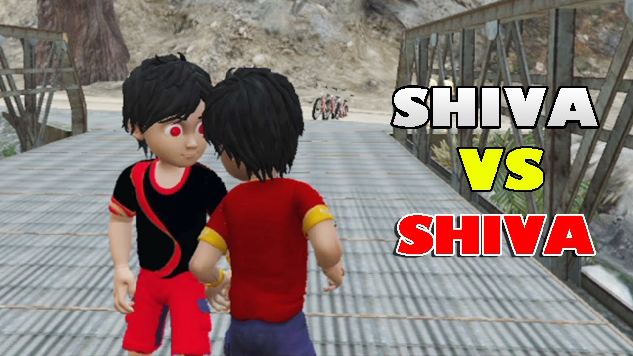 SHIVA BERTEMU KEMBARAN JAHAT | SHIVA GTA 5 - YouTube