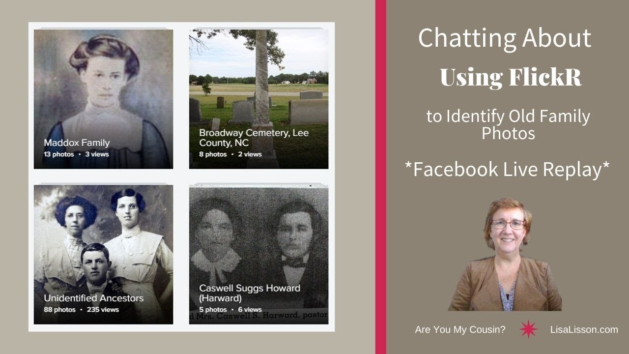 Using Flickr to Identify Your Ancestors in Old Family Photos - YouTube