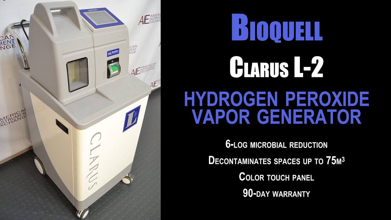 Bioquell Clarus L-2 Hydrogen Peroxide Vapor Generator (0504 A-CLAVE ...
