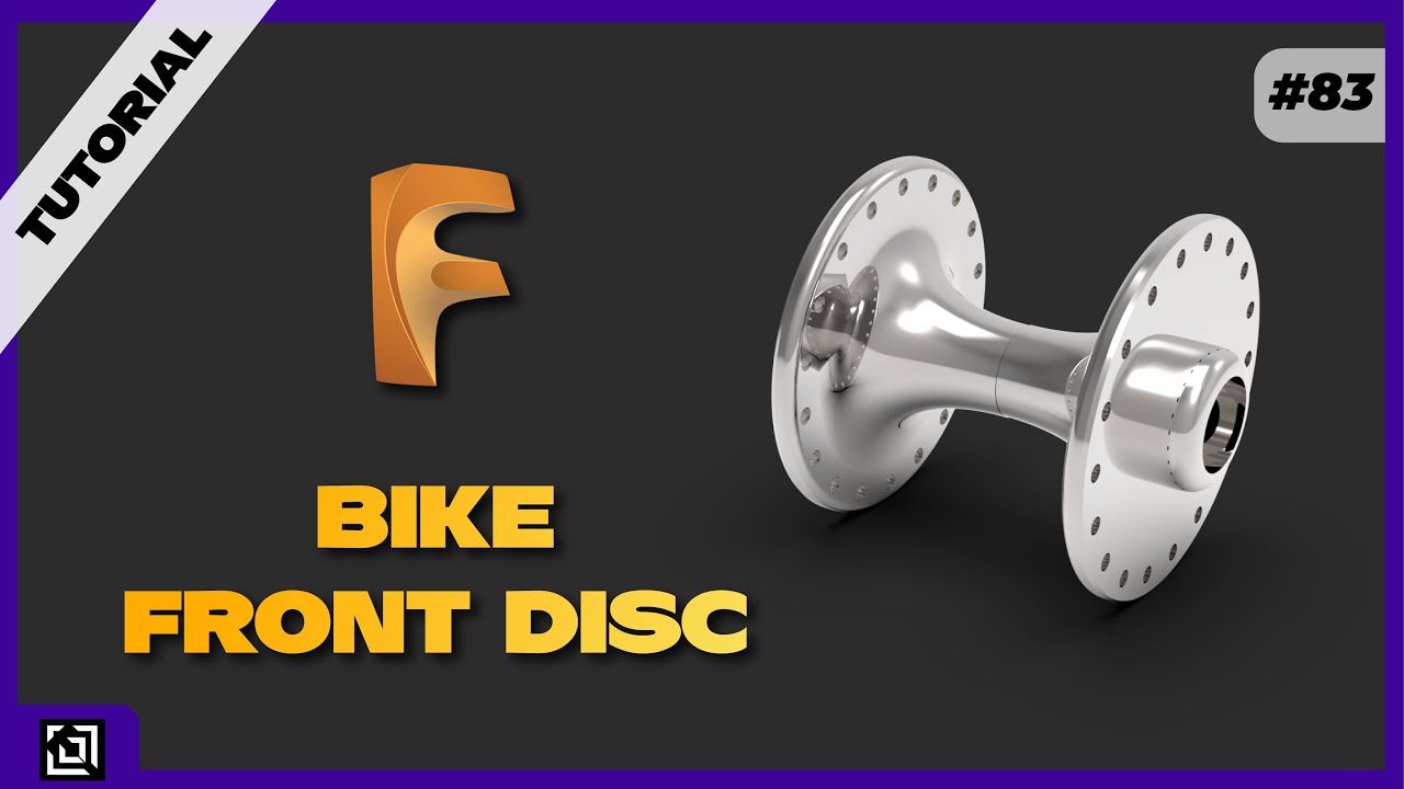 Design a Bike Front Disc in Fusion 360 | Fusion 360 Tutorial 2021 | It ...