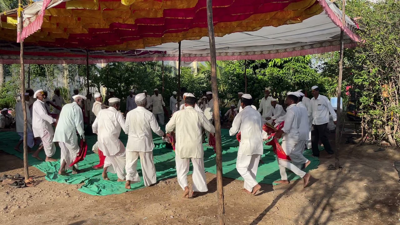 Dhangar Gaja Nritya | Dhangar Gaji | धनगर गजी | Dorgewadi | Valuk ...