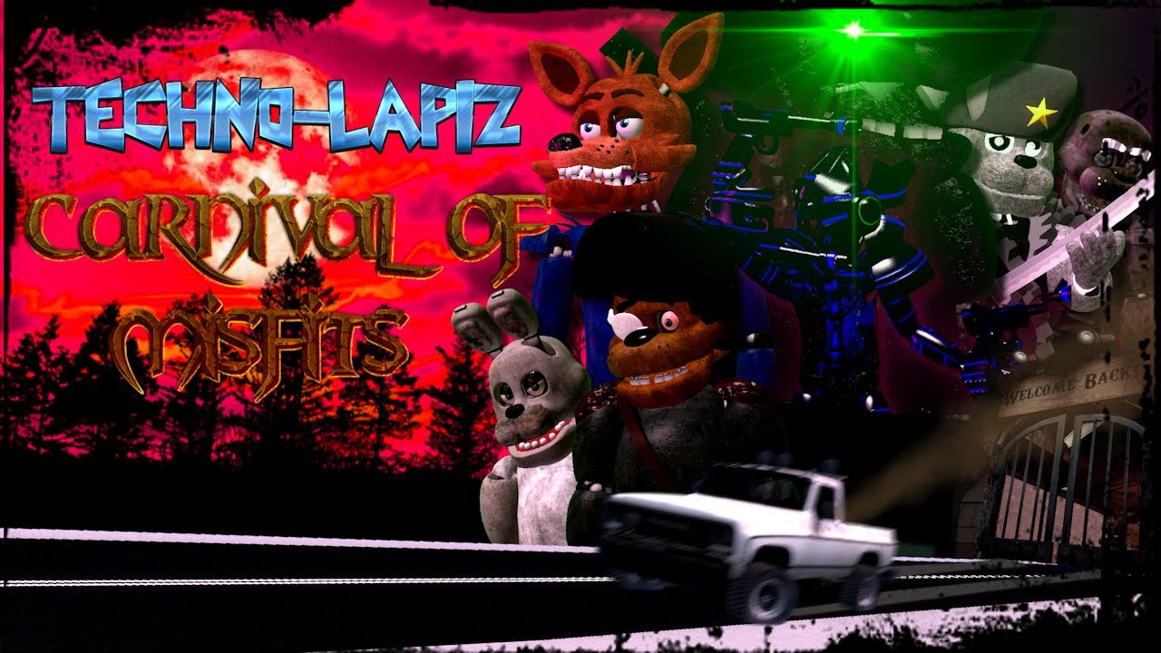 Gmod Fnaf | Techno-Lapiz : Carnival of Misfits! [MINI MOVIE] - YouTube