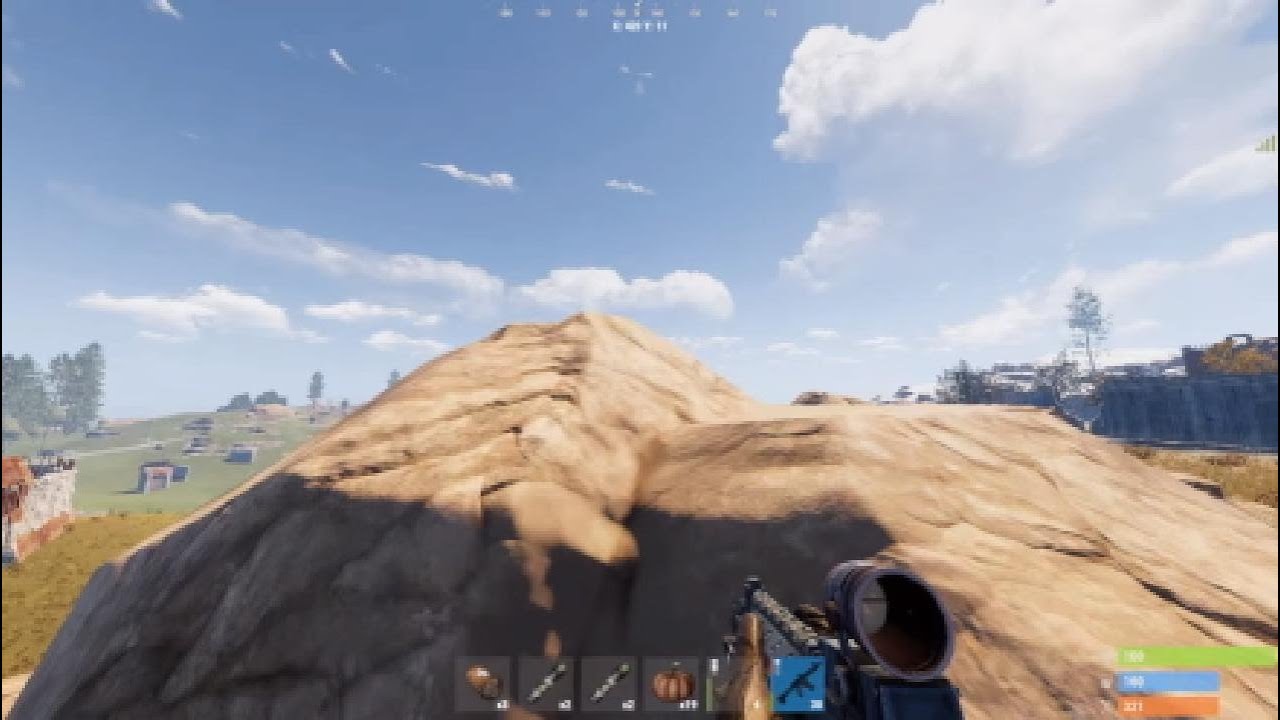 Rust console solo killing a zerg clan at airfield - YouTube