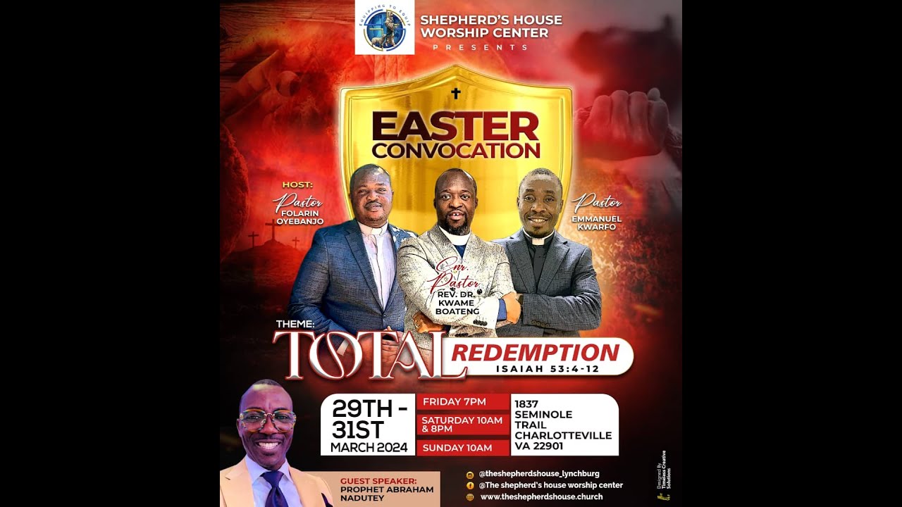 Easter Convocation 2024 - Total Redemption - Session 2 - YouTube