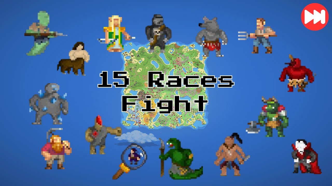 15 Races Fight Over A Tiny Island | WorldBox Timelapse - YouTube