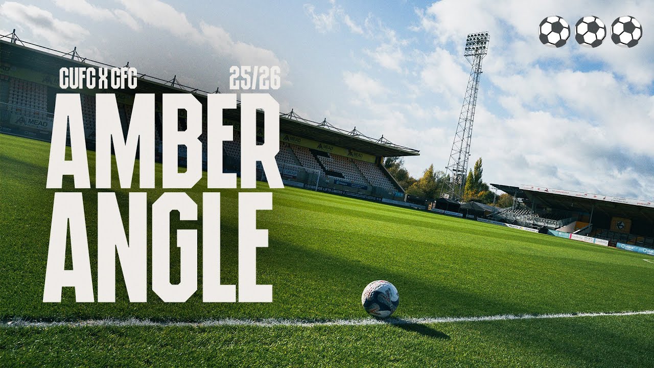 Amber Angle 💛🍿 Cambridge United 3-0 Chester - YouTube