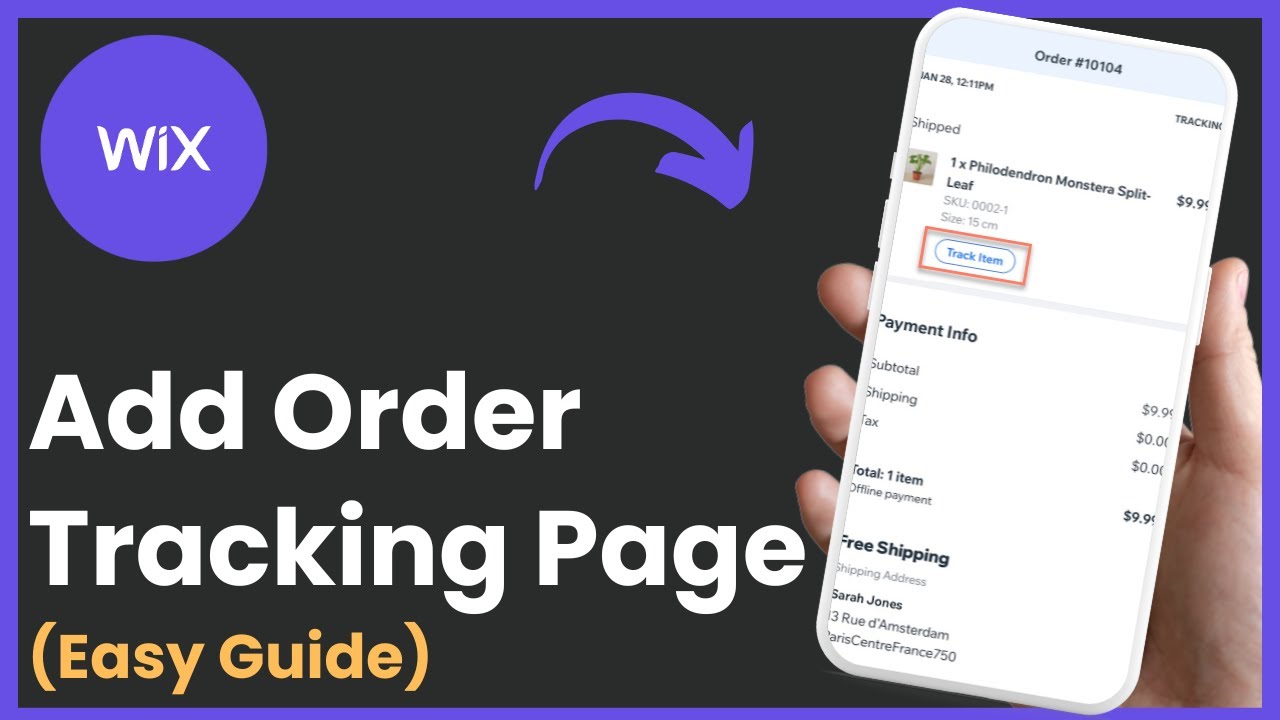 How To Add Order Tracking Page On Wix (2025) ! - YouTube