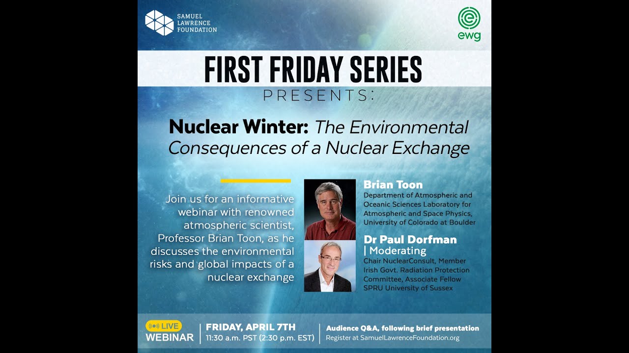 Nuclear Winter: The Environmental Consequences of a Nuclear Exchange ...