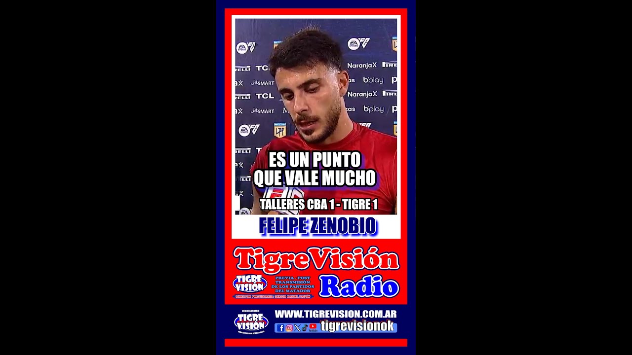 FELIPE ZENOBIO: "ES UN PUNTO QUE VALE MUCHO" - YouTube