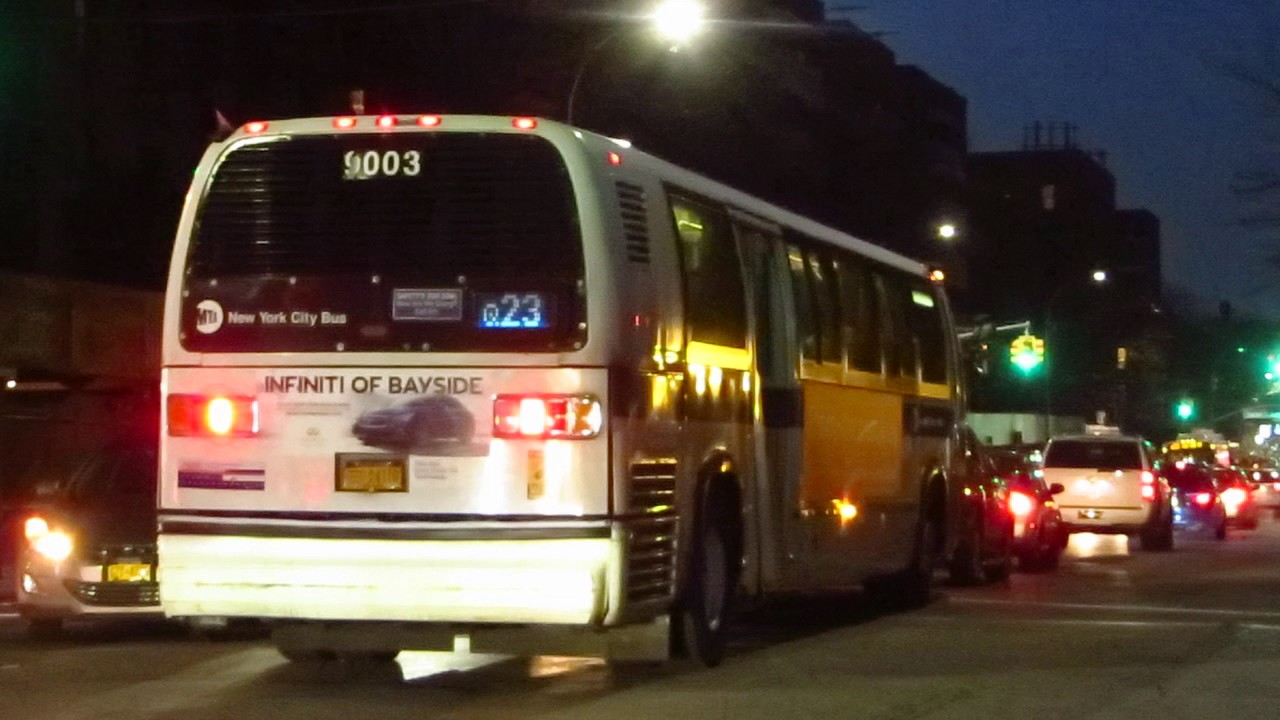 MTA Bus: East Elmhurst bound RTS-06 9003 Q23 at 108 St/63 Rd - YouTube