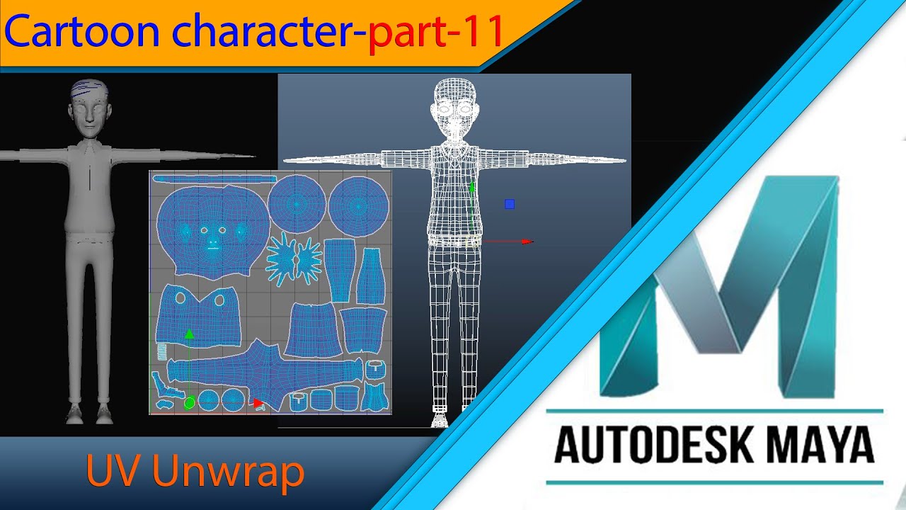How to model character in Maya? #class_72 (3D LEARNING) - YouTube