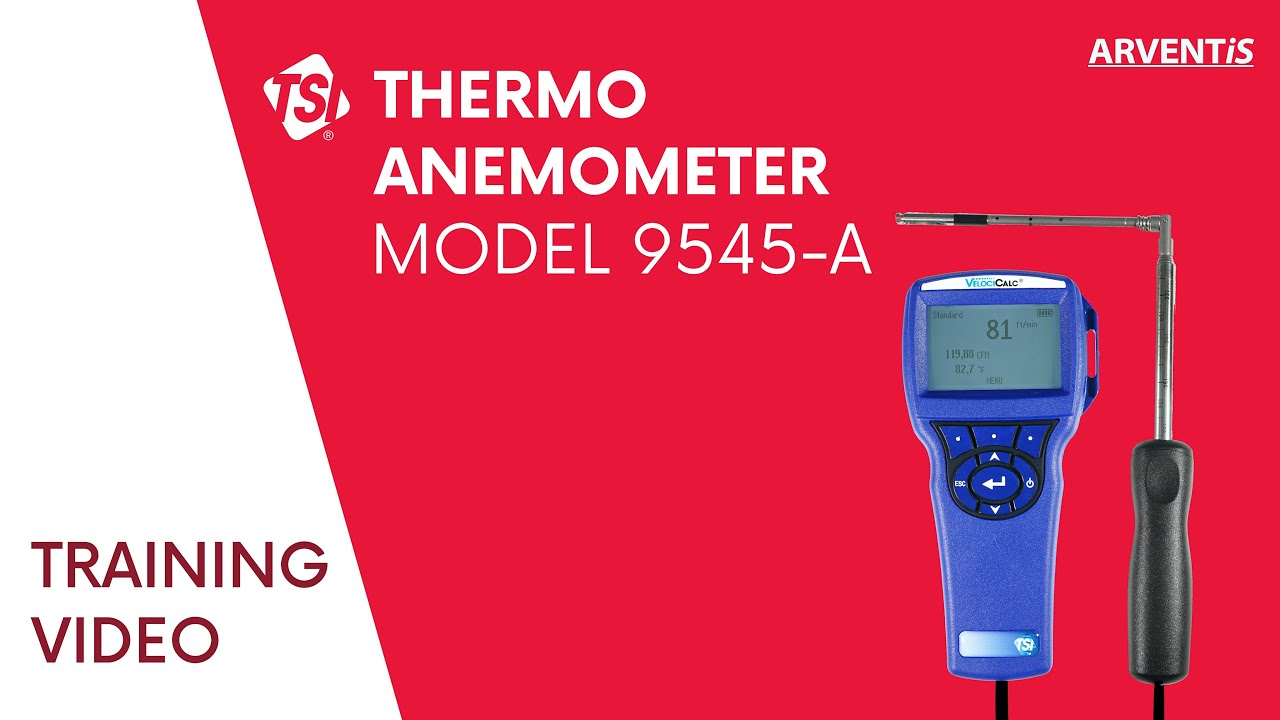 TSI Thermo #Anemometer Model 9545-A | Cara Penggunaan - YouTube