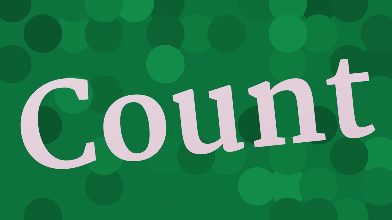 COUNT pronunciation • How to pronounce COUNT - YouTube