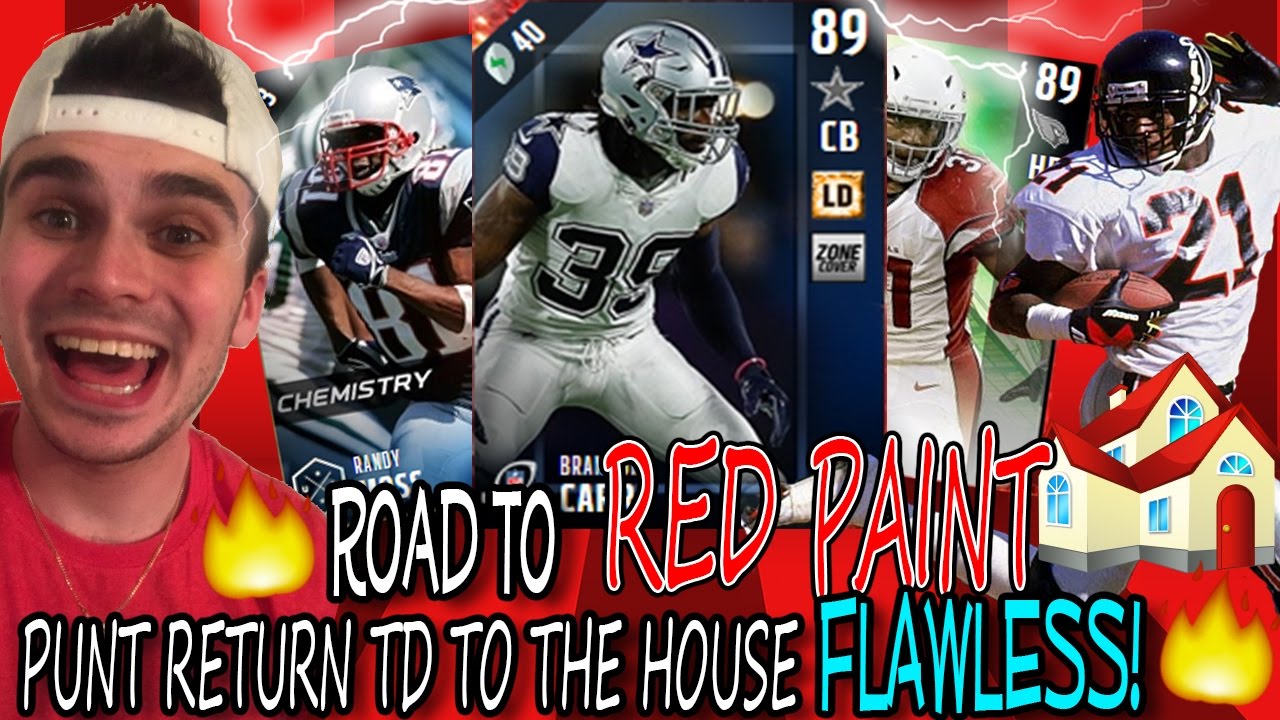 ROAD TO RED PAINT! MY FIRST PUNT RETURN EVER FLAWLESS GAME! | MADDEN 17 ...