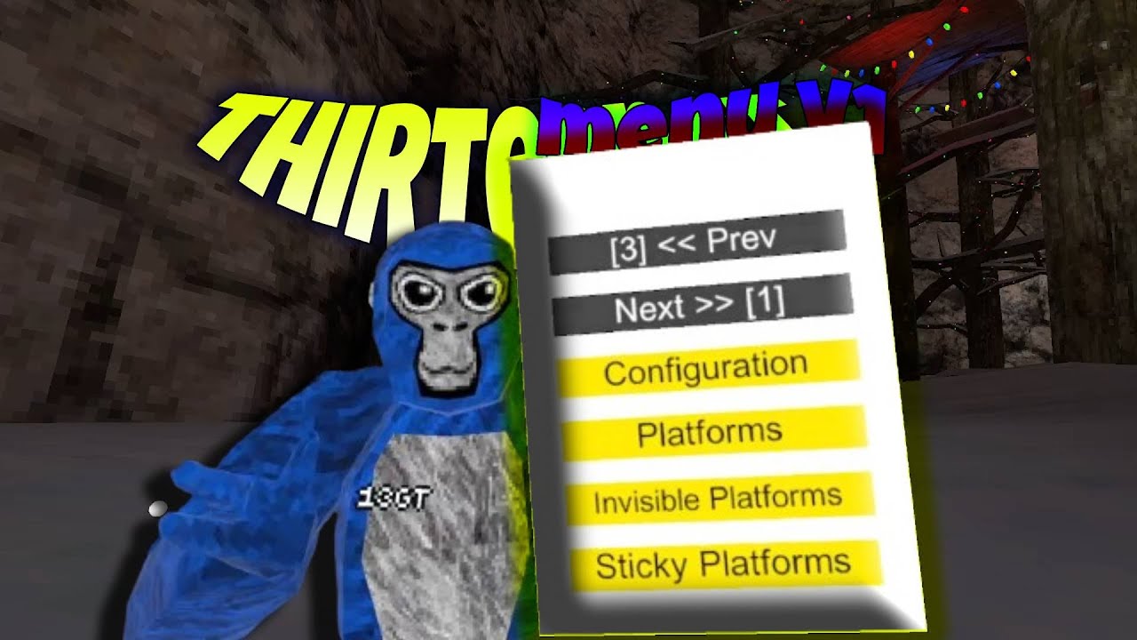MY OWN MENU! | ThirteenGT's Menu v1.0.0 | Gorilla Tag Modding [ARCHIVED] - YouTube