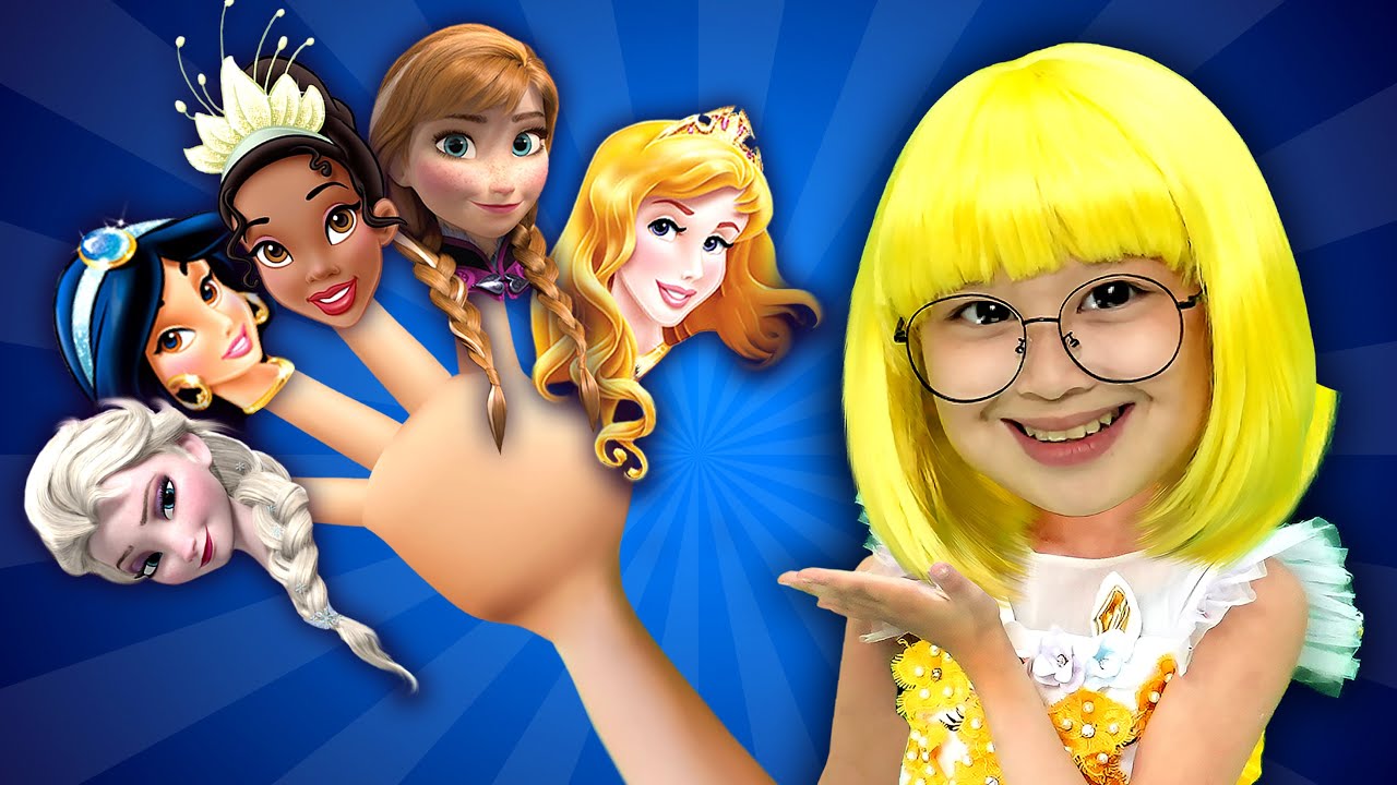 Princess Finger Family | Finger Family + More Nursery Rhymes & Kids ...