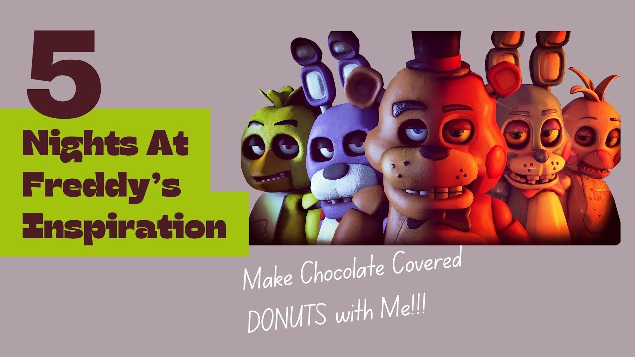 Making Freddy’s Chocolate Glazed Donuts 🍩 | Five Nights at Freddy’s ...