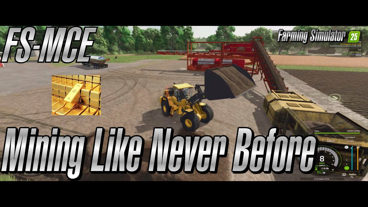 FS25 MCE | Lets produce Gold for the first time on FS25 - YouTube