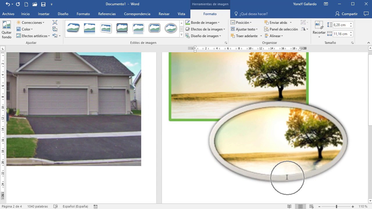 INSERTAR Y EDITAR IMÁGENES EN WORD - YouTube