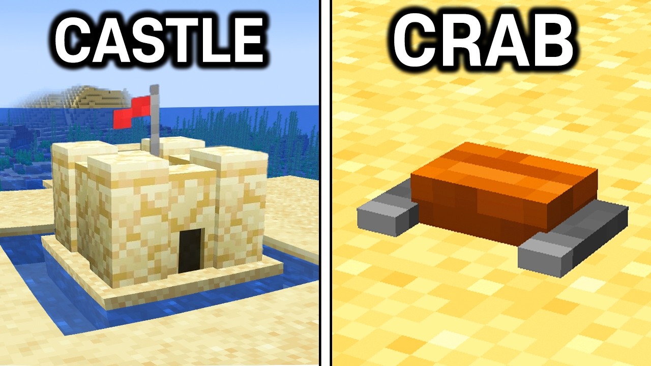 54 Summer Minecraft Build Hacks! - YouTube