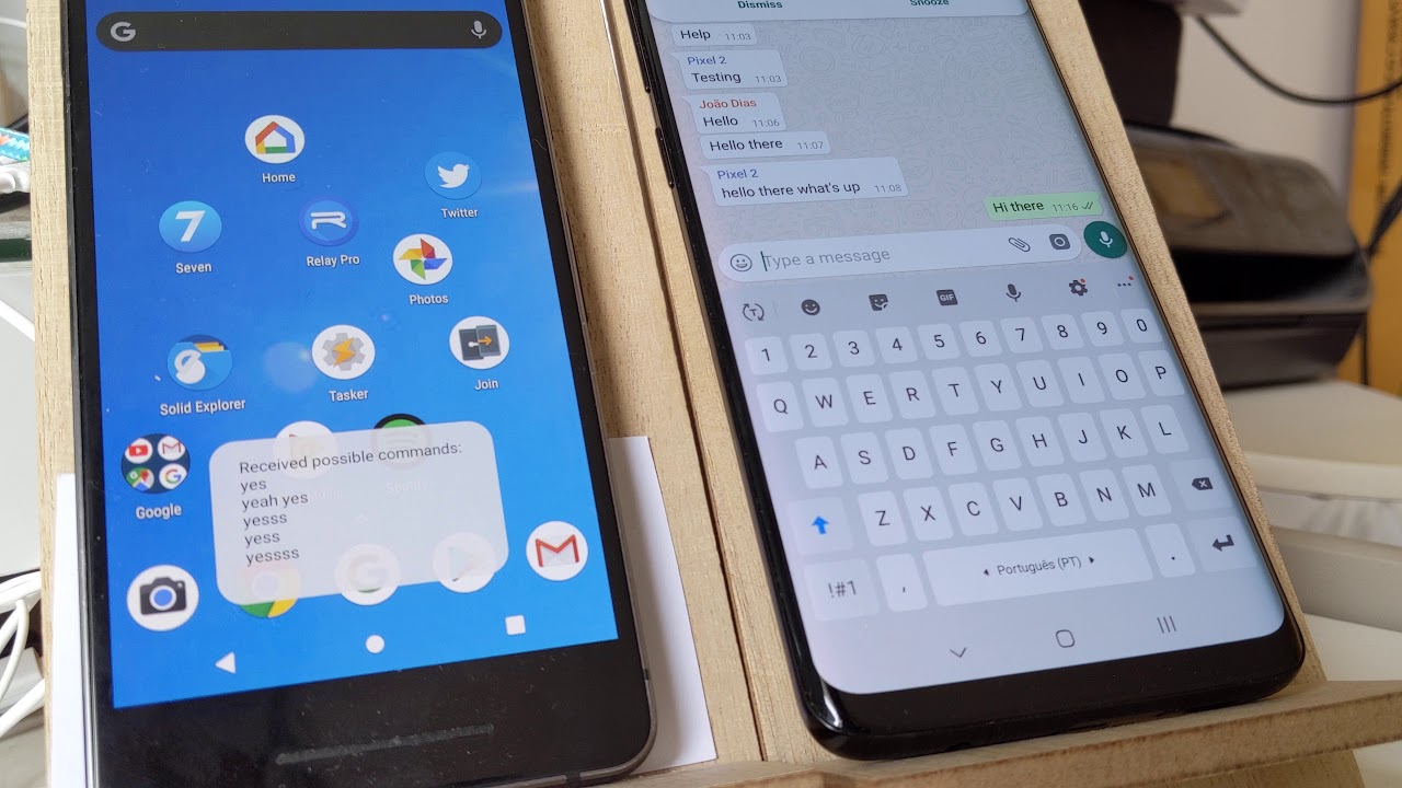 Tasker - Reply by voice when connected to BT device - YouTube